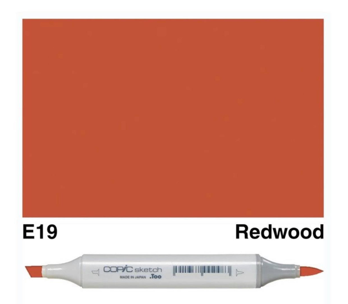 COPIC Sketch Markers, E19 Redwood – Pega Papel y Tijera
